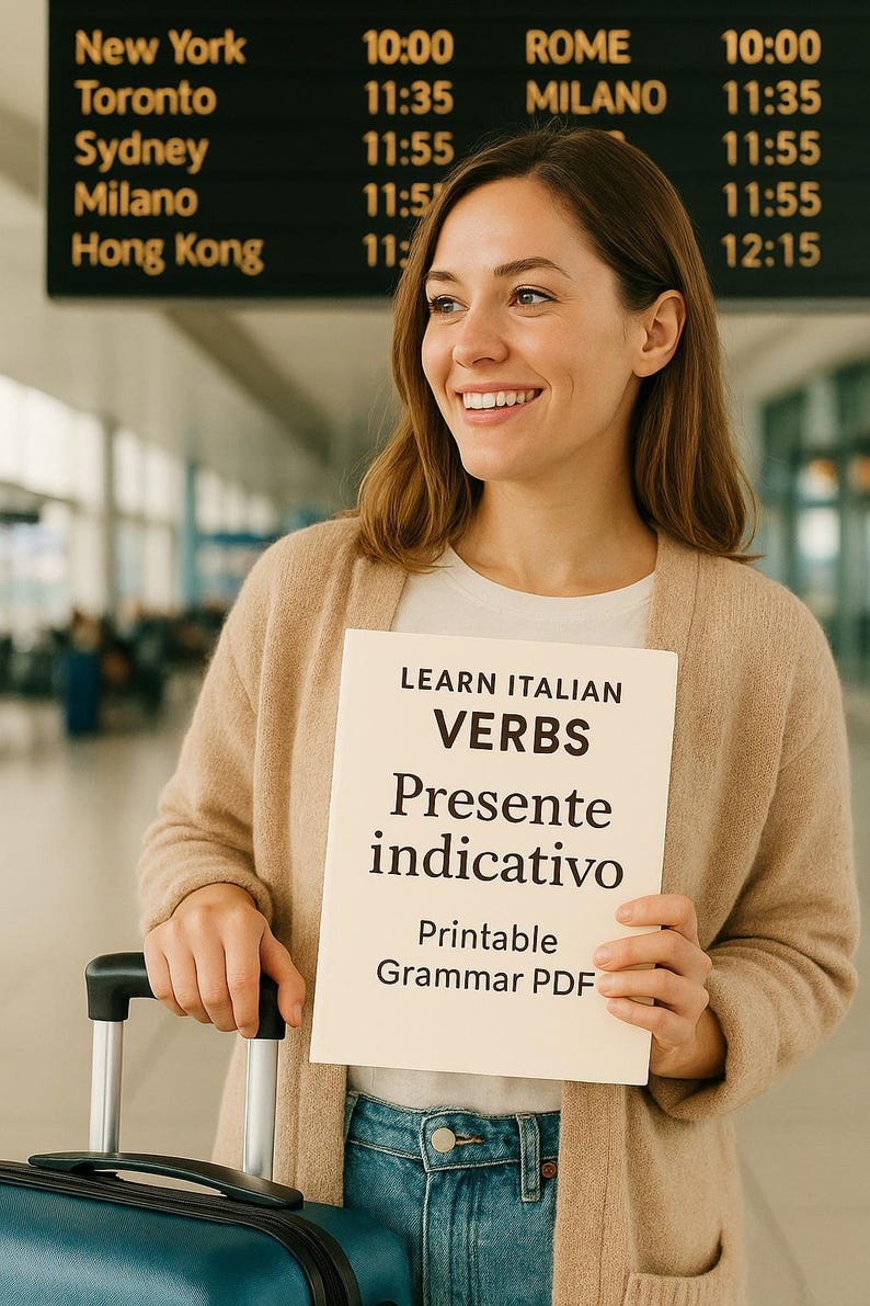 Italian Grammar Worksheets.printable PDF Bundle.presente Indicativo ...