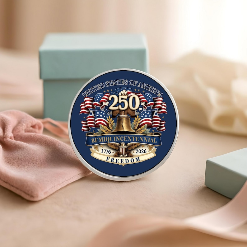 USA 250th Anniversary Coin, 1776-2026 Commemorative Coin, United States ...