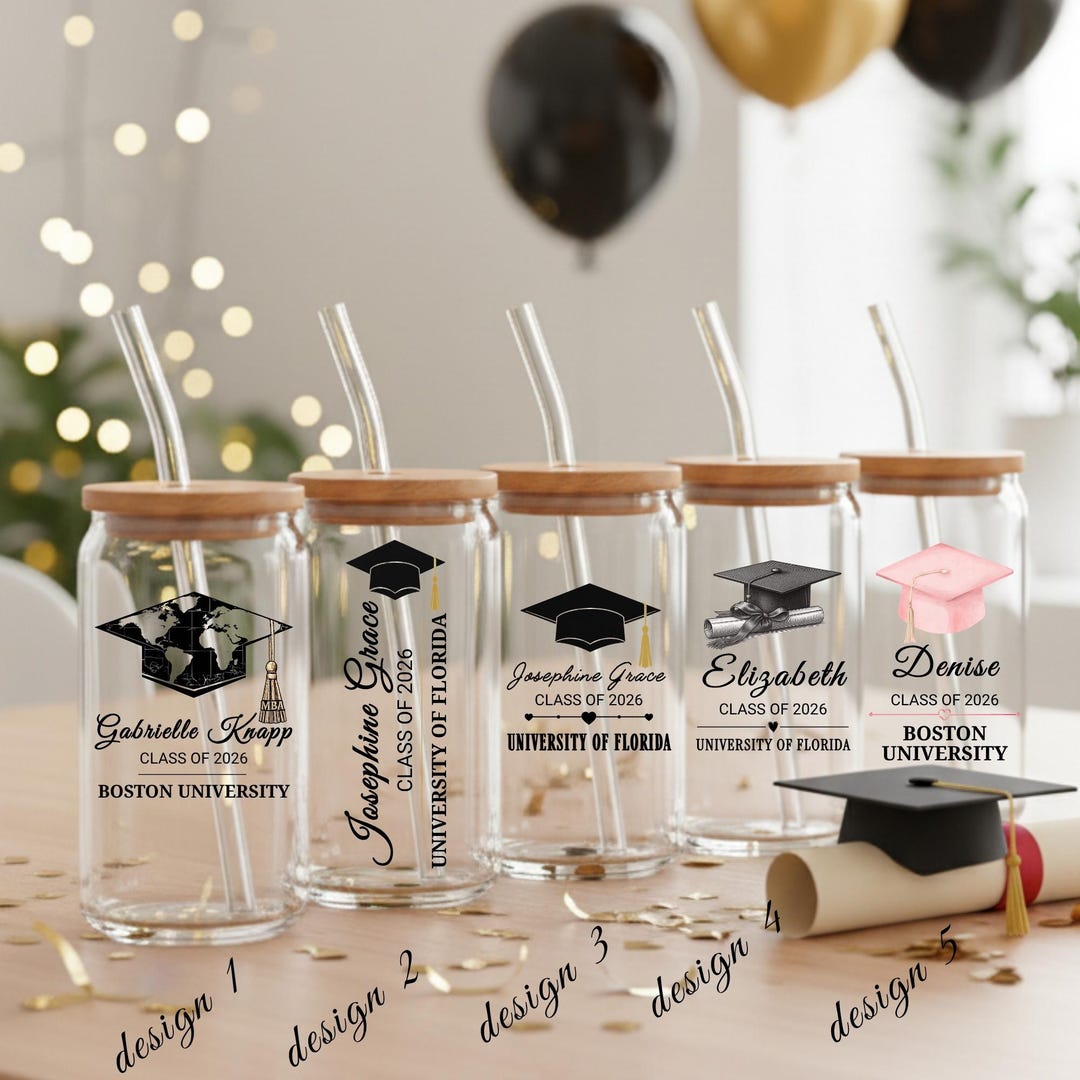 Personalized Graduation Gift, Custom Graduation Cup, Senior Vintage ...