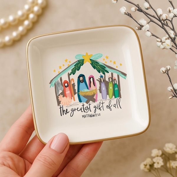 Small Christmas Ring Dish - Etsy