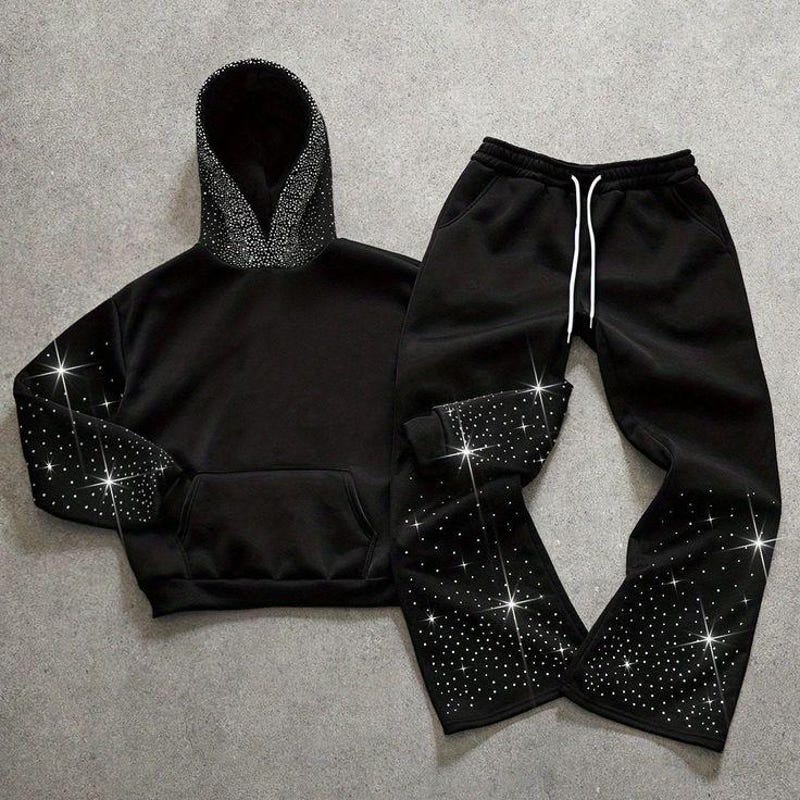 Rhinestone Tracksuit - Etsy