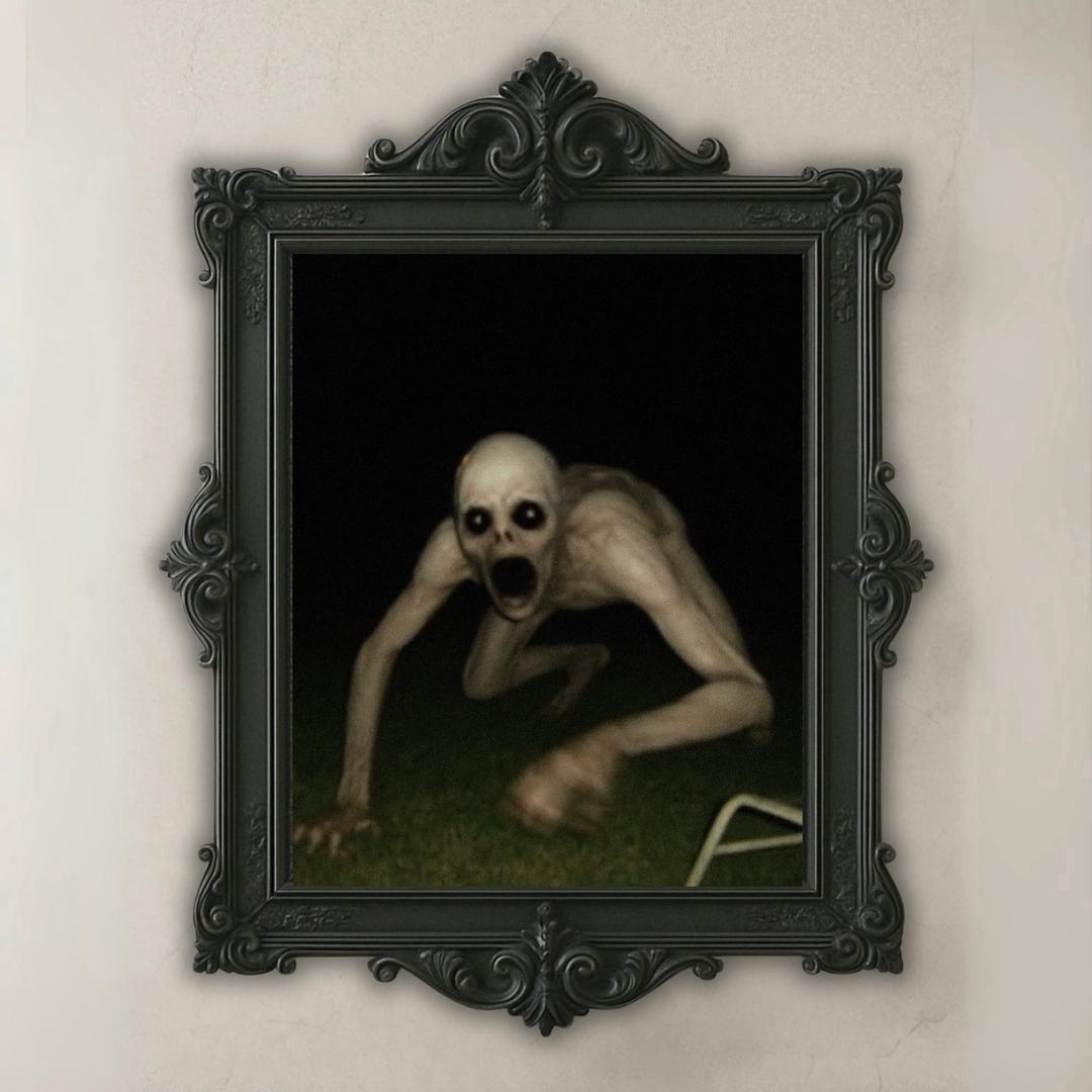 Eerie Rake Urban Legend Printable Wall Art | Spooky Cryptid Digital ...