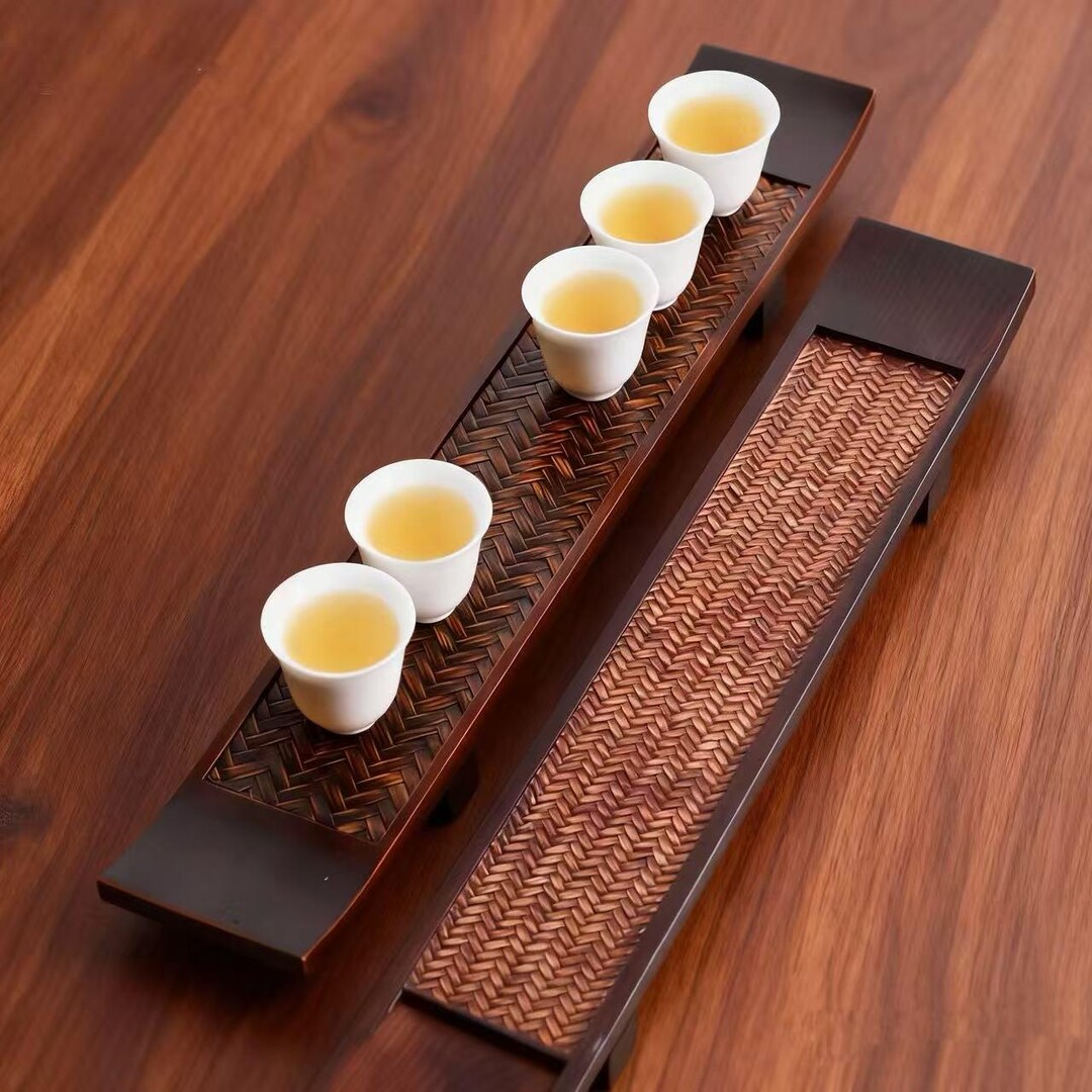 Tea Tray, Heavy Bamboo Drying, Soaking Table, Retro Zen Style, Simple ...