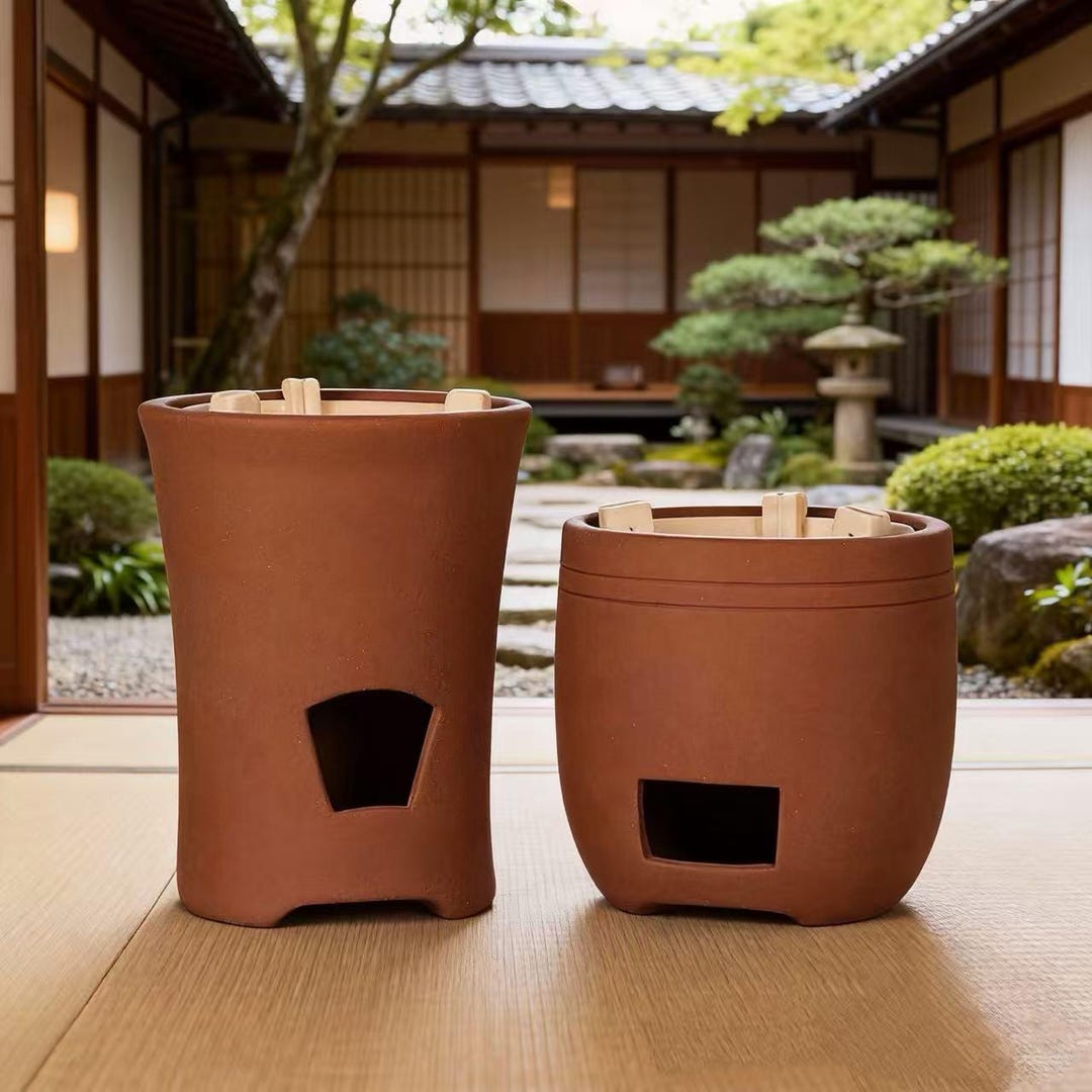 Traditional Pure Handcrafted Red Mud Tea Stove, Outdoor Gongfu Tea ...