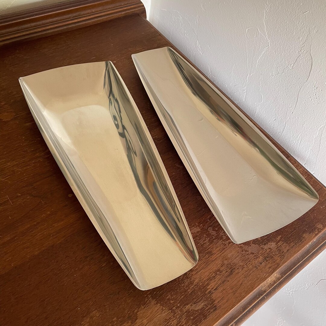 Mid Century Modern GENSE Sweden Stainless Steel Serving Plate 1960s ...