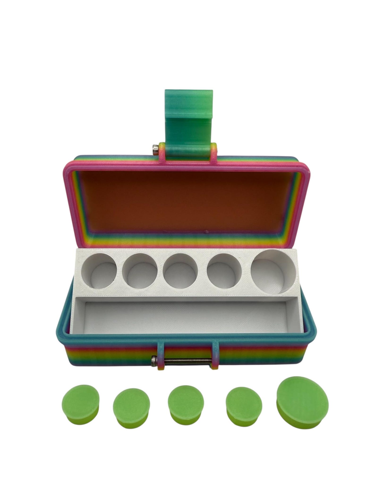Slim Peptide Vial Storage Box - Portable Lab Organizer, Free Caps - Etsy