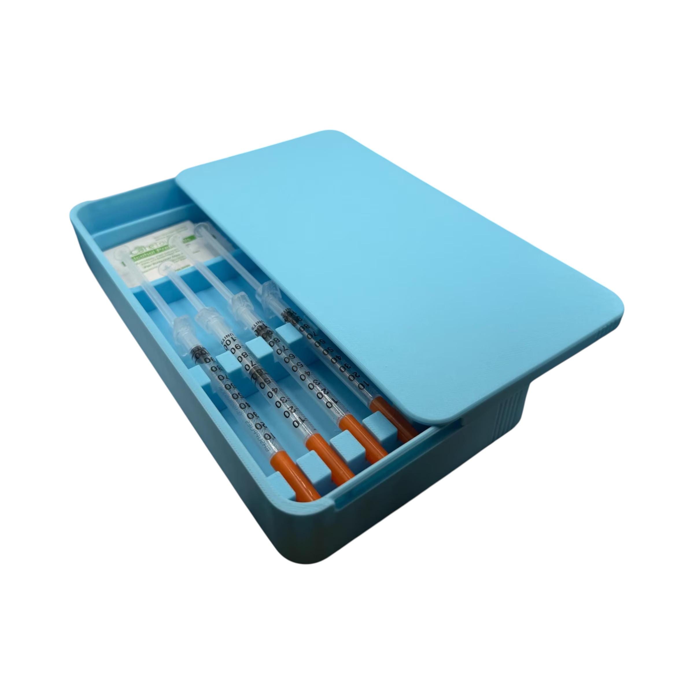 Syringe Holder Case | Storage Box for New or Preloaded Syringes, Botox ...