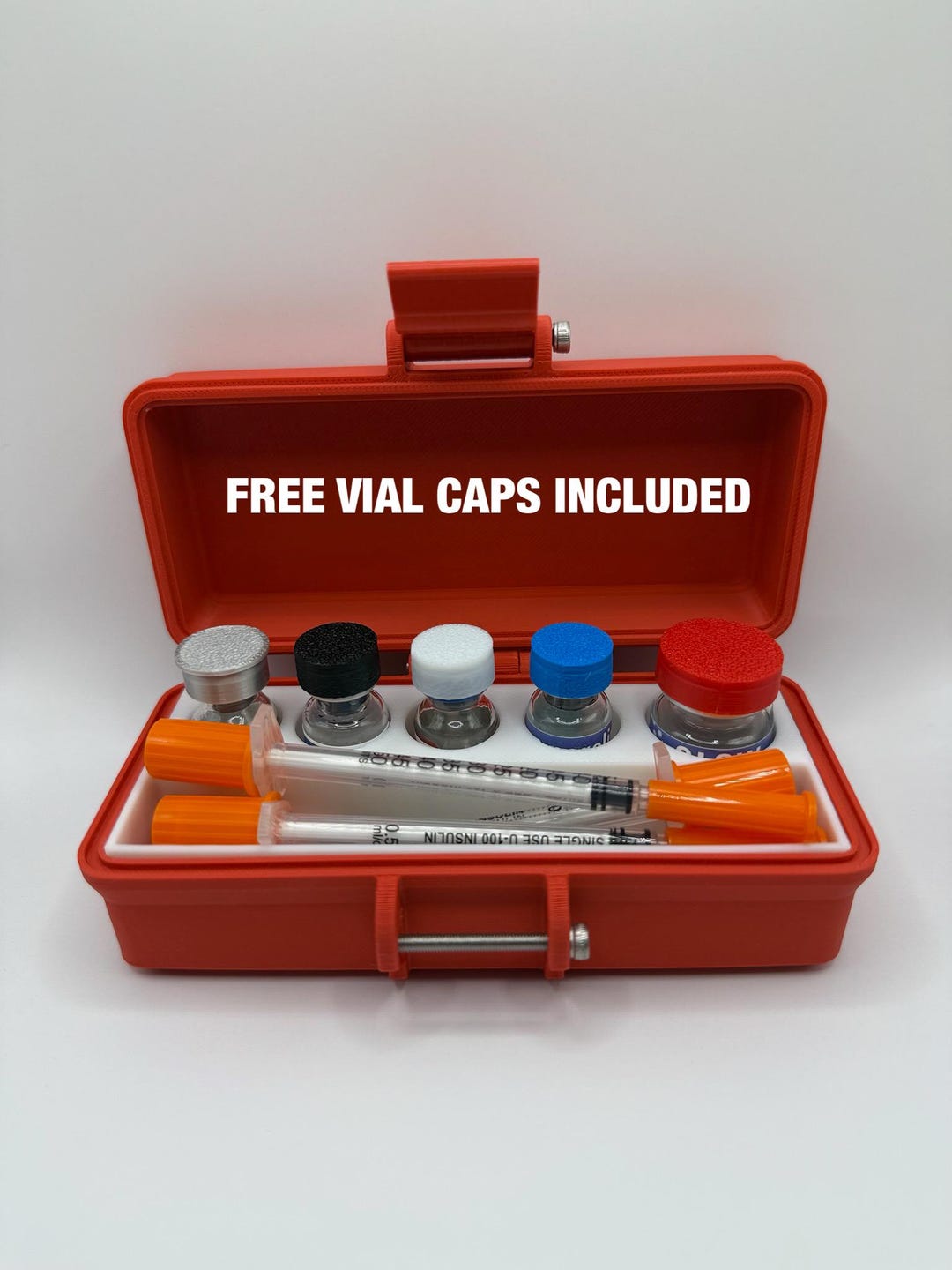 Peptide Vial Storage Slim and Portable Container Carrying Case ...