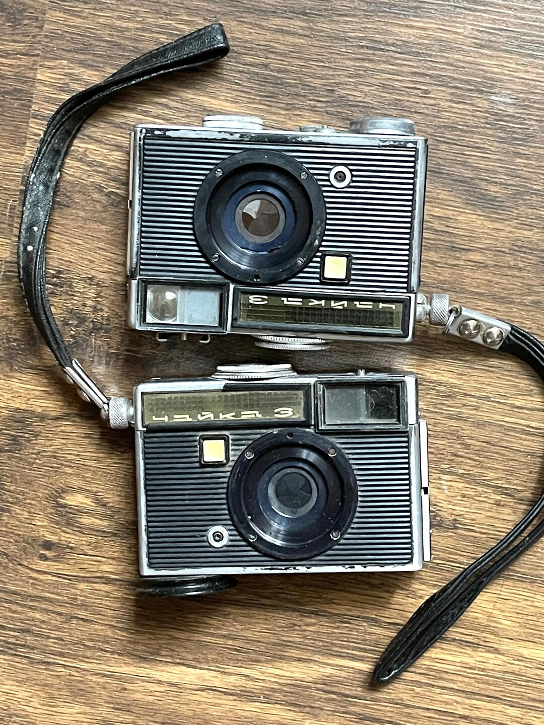 2 Bodies Soviet Russian Compact Camera CHAIKA CHAJKA-3 USSR 35 Mm 18x24 ...
