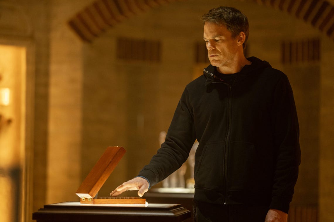 Dexter Resurrection Trophy Box & 46 Blood Slides - Handcrafted ...