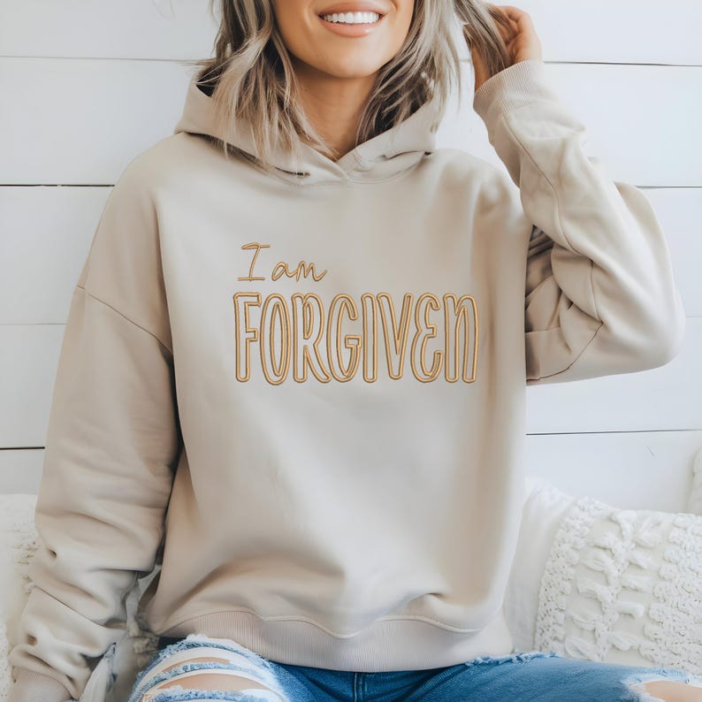 I Am Forgiven Embroidery Design · Christian Machine Embroidery File ...