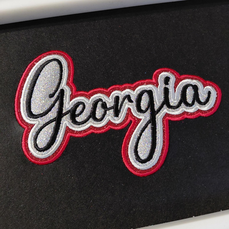 Georgia Bulldogs Embroidery - Etsy