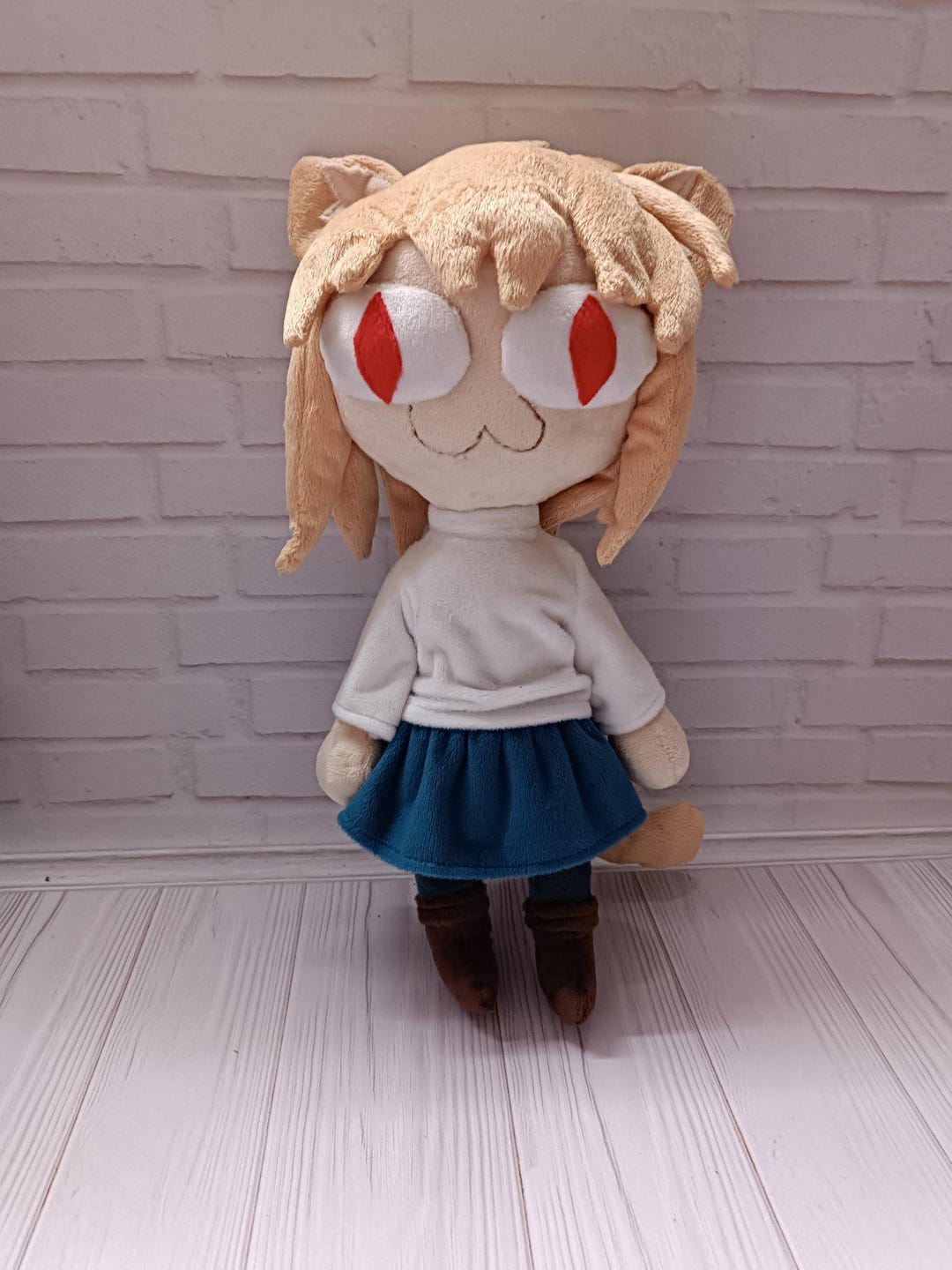 Custom Plush Toy, Inspired by Neco, 35 Sm, Ready to Ship - Etsy