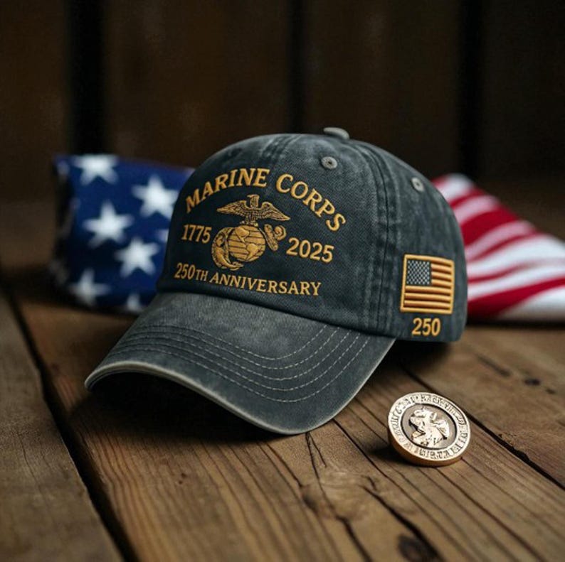 Honor Courage Commitment USMC 250th Hat, Marine Corps Pride Legacy Cap, 1775-2025 Anniversary ...