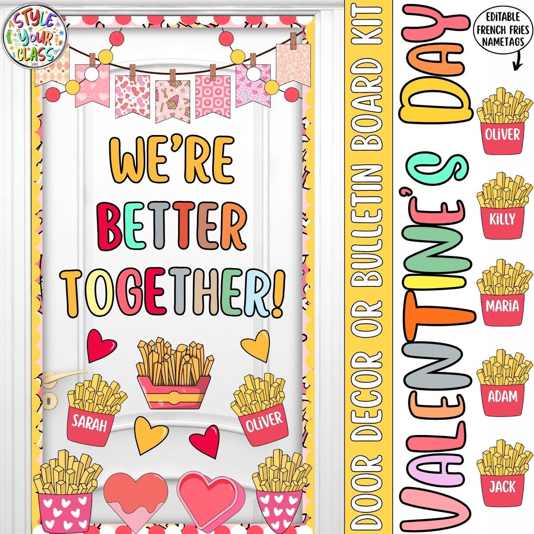 We’re Better Together!: Valentine's Day Bulletin Board or Door Decor ...