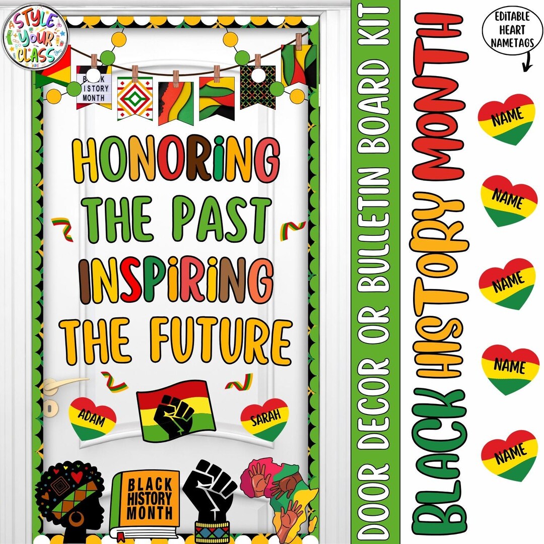 Honoring the Past, Inspiring the Future: Black History Month Door Decor ...