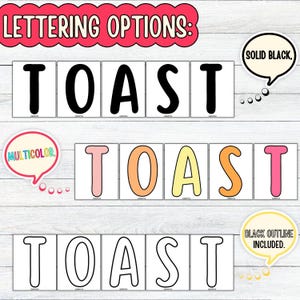 Editable January Decor – Bulletin Board or Door Decor Kit – A Toast to ...