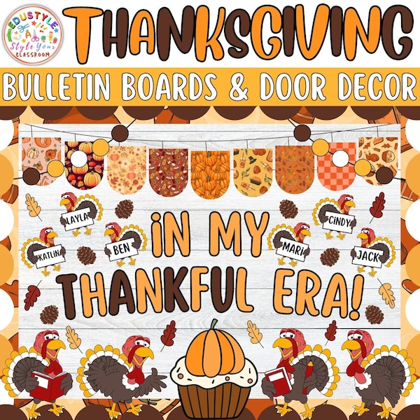 In My Fall Era Bulletin Boards - Etsy