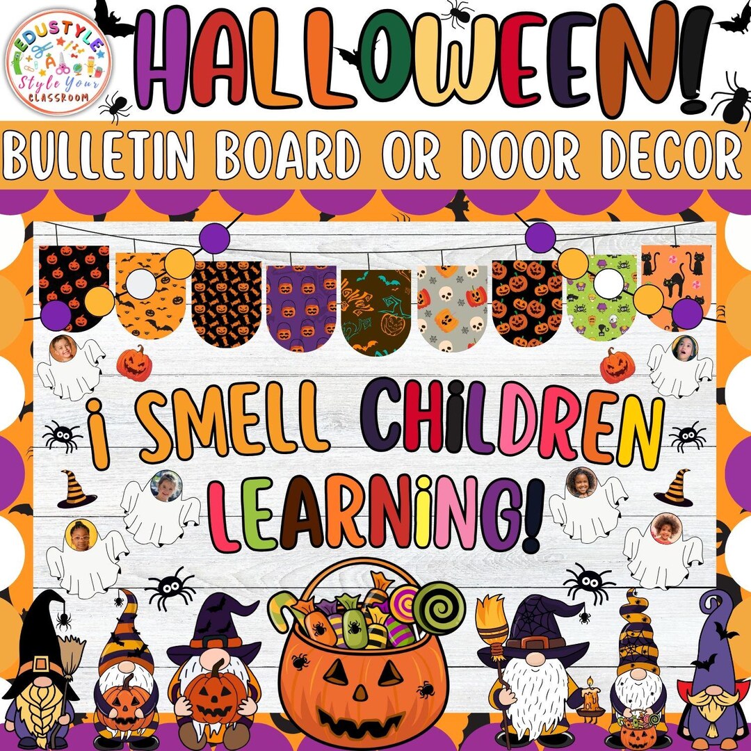 I Smell Children Learning: Halloween and October Bulletin Board or Door ...