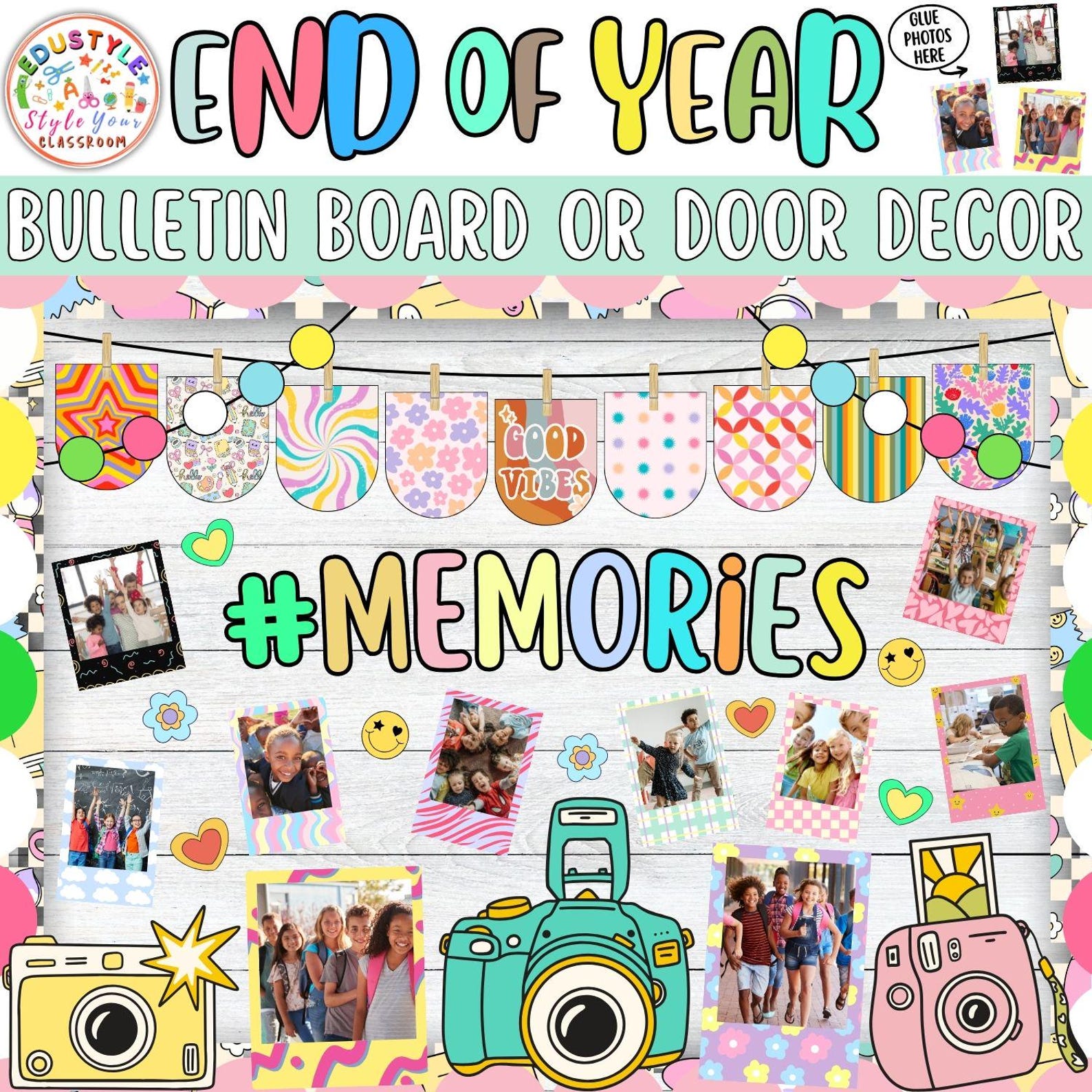 Snapshots of Success!: End-of-year Photo Bulletin Board and Door Decor ...