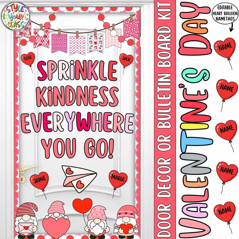 Sprinkle Kindness Everywhere: Valentine's Day Gnome Bulletin Board and ...