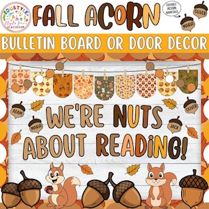 Nuts About Fall Bulletin Board - Etsy