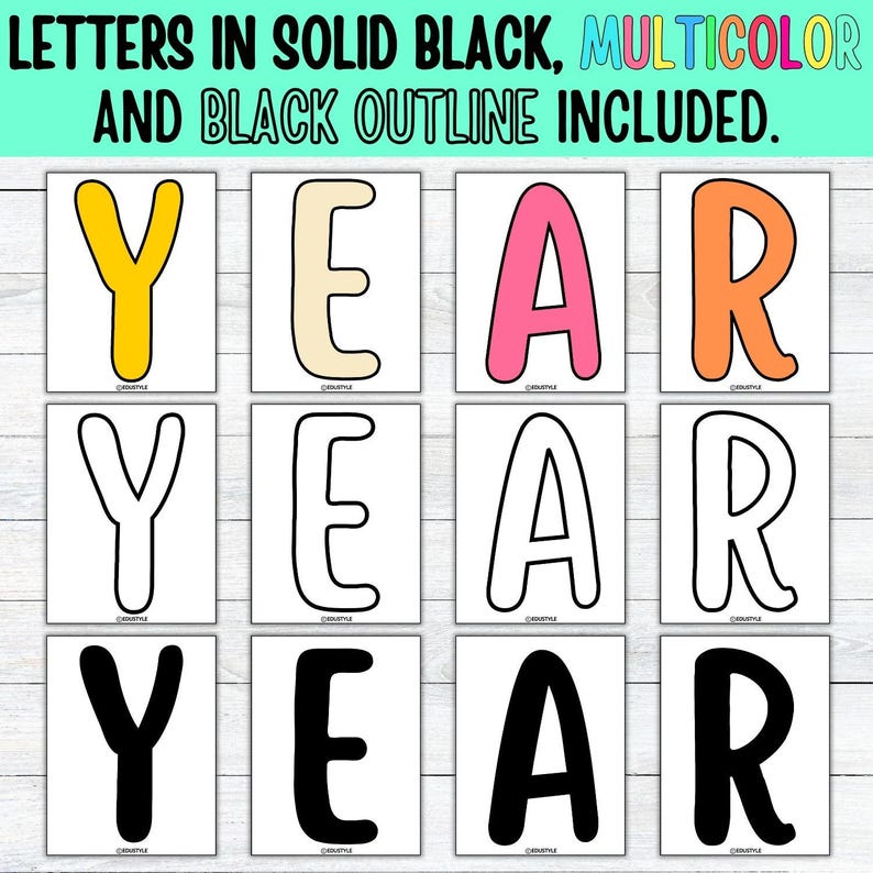 Shine Bright in 2026!: Groovy New Year Bulletin Board or Door Decor Kit ...