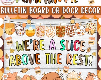 Hello Pumpkin!: Fall and Thanksgiving Bulletin Board or Door Decor Kit ...