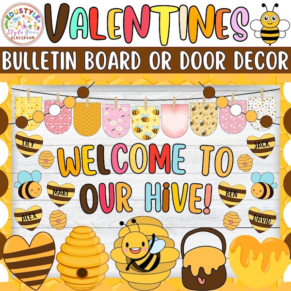 Bee Bulletin Board - Etsy
