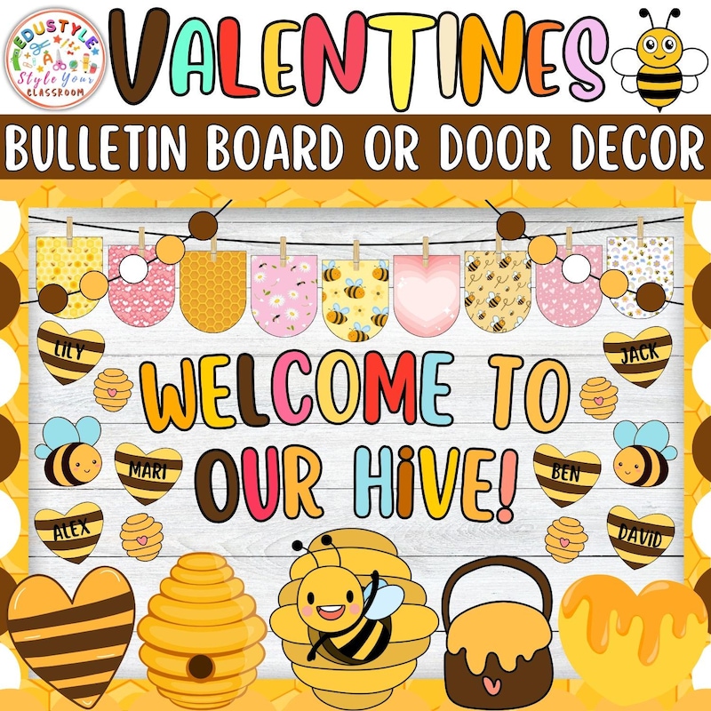 Bee Bulletin Board - Etsy
