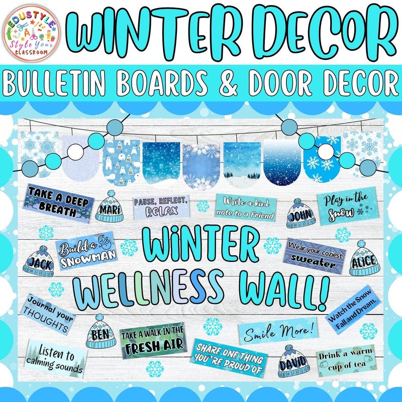 Wellness Bulletin Board Ideas - Etsy
