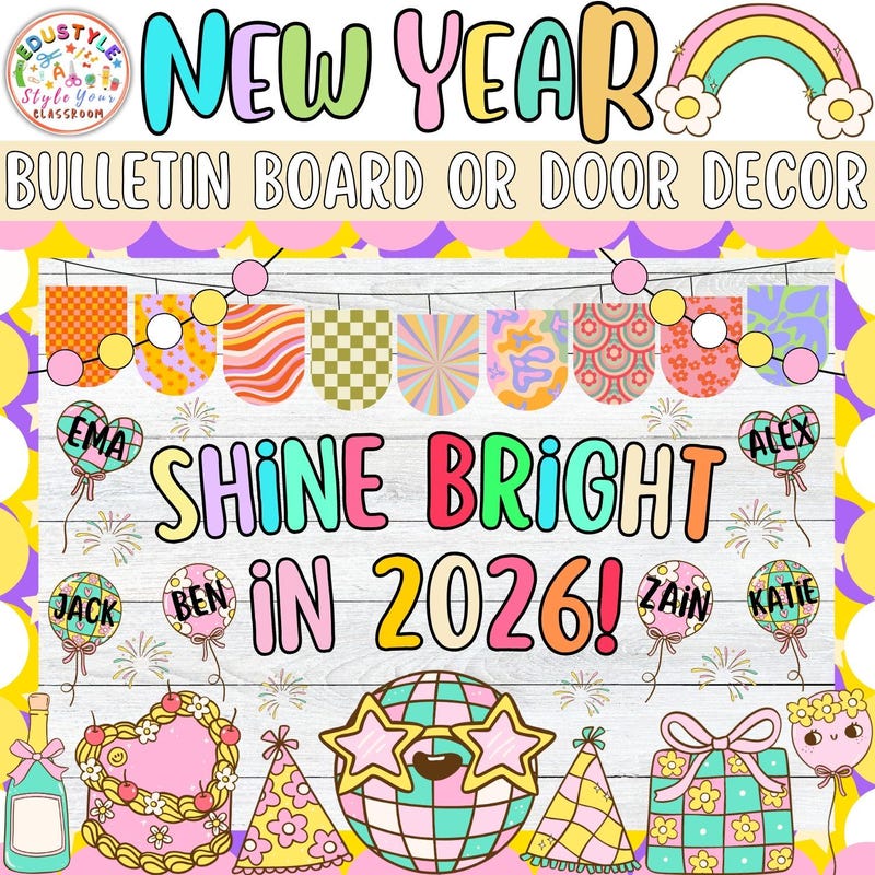 Hello 2026 Bulletin Board - Etsy