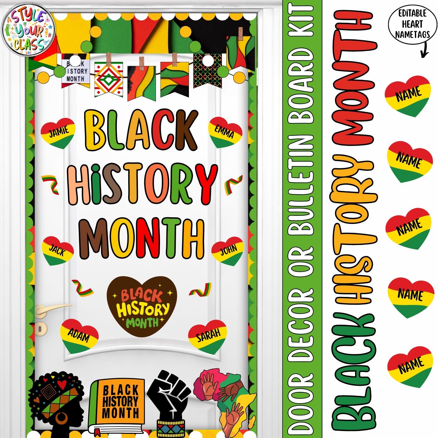 Honoring the Past, Inspiring the Future: Black History Month Door Decor ...