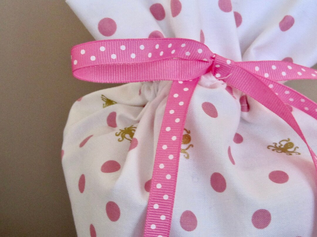 Tissue Box Cover Octopus and Pink Dots Boutique Ocean Sea Life - Etsy