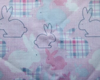 Ballet Bunny on White Fabric Pink Bunny by Ktscarlett Easter Bunny ...