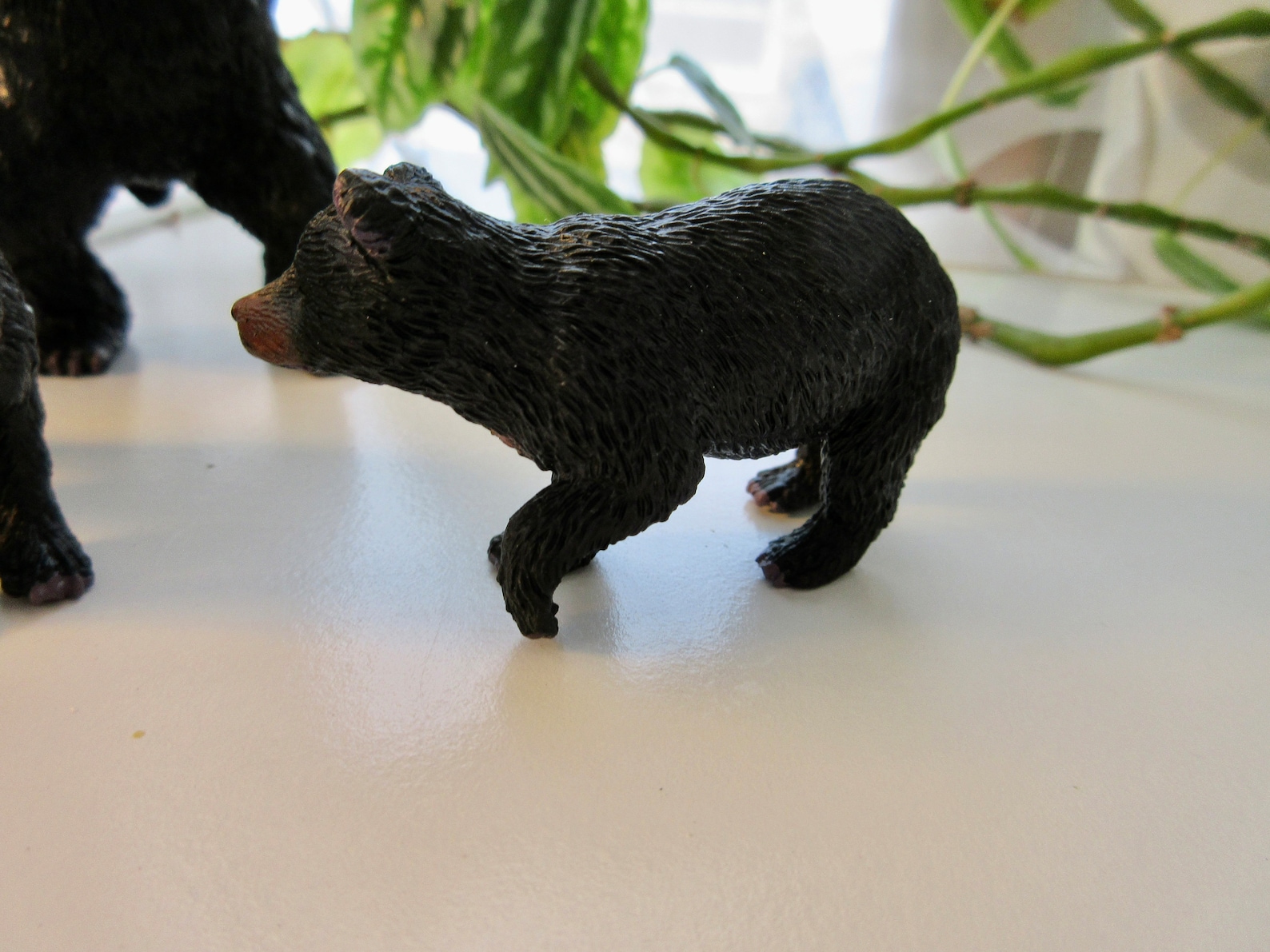 Miniature Animal Black Bear Resin Fairy Garden Figurine Tier Tray - Etsy