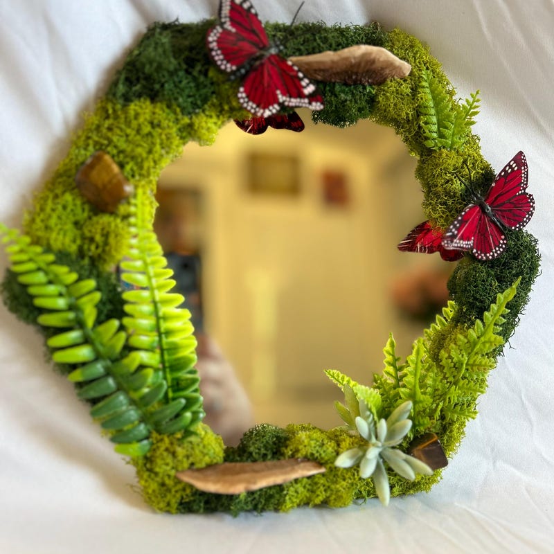 Moss Mirror - Etsy