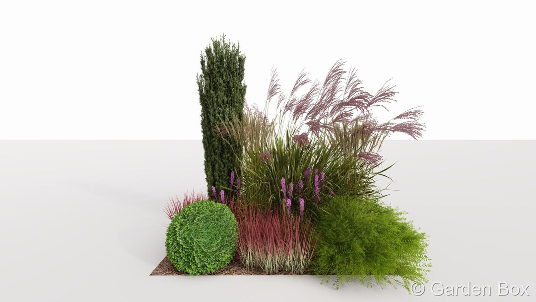 Eco Friendly Garden Design - Planting Plan No. 182 for Sunny and ...