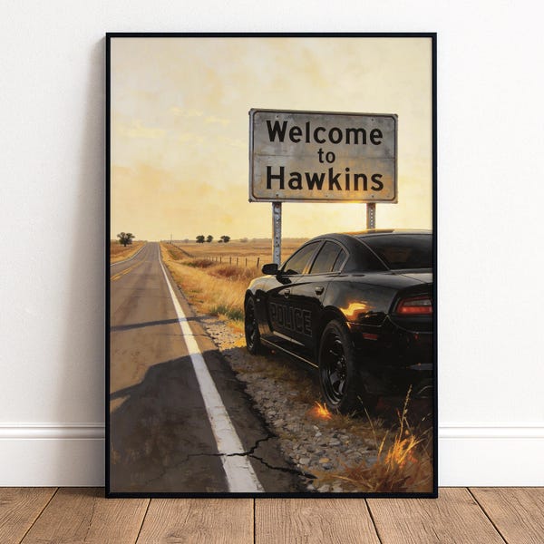 Welcome to Hawkins Sign - Etsy