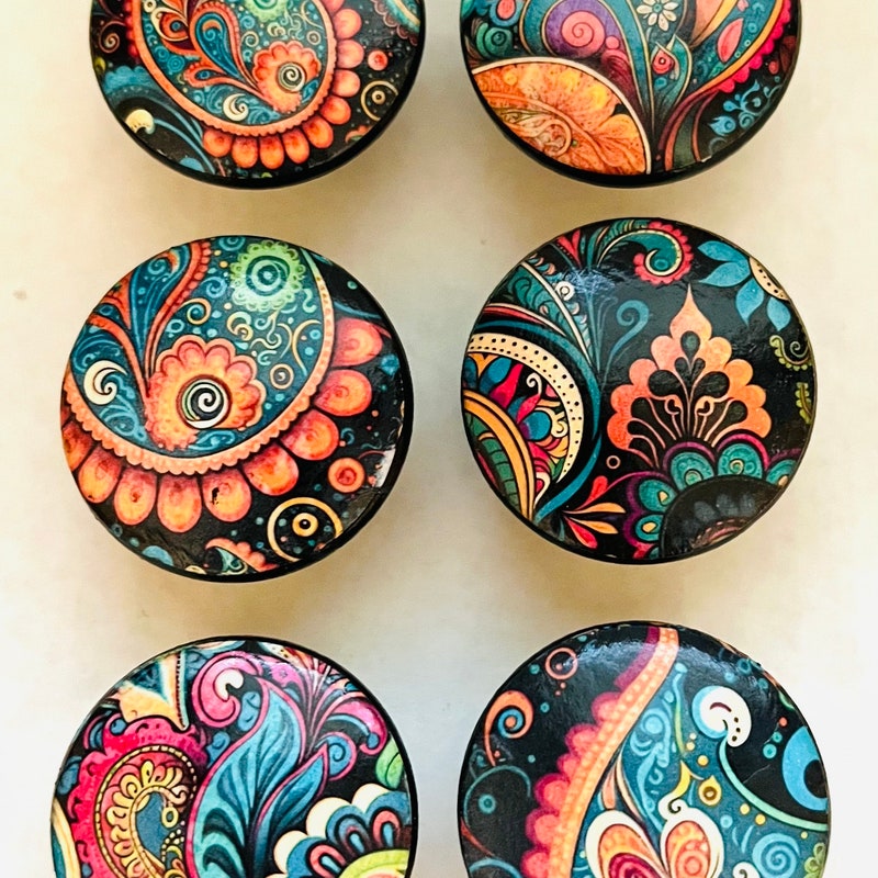 Bohemian Knobs - Etsy