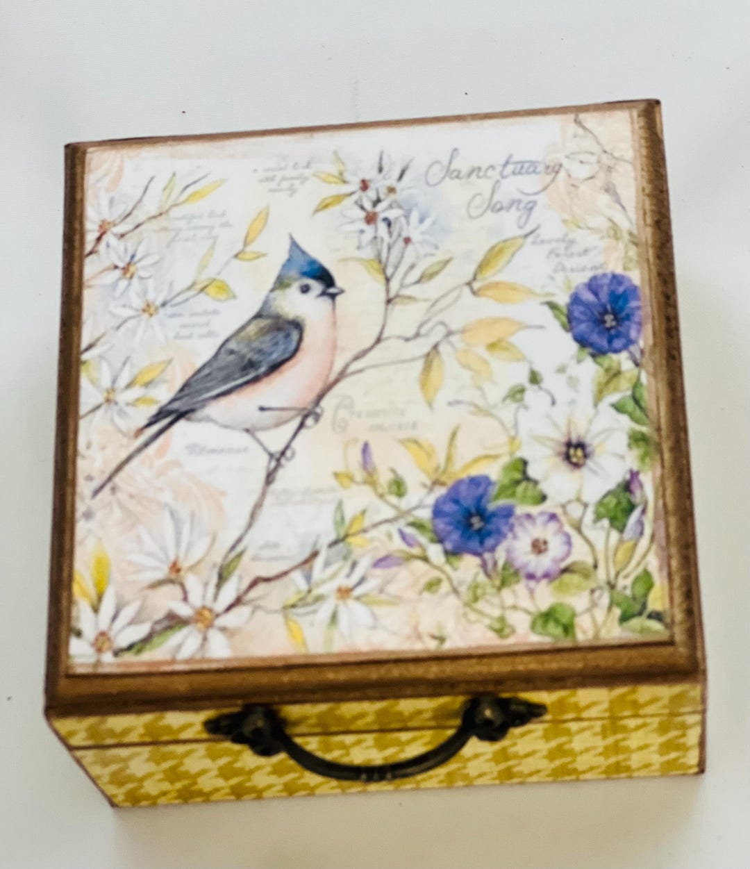 Handcrafted BIRD Decorative Wood Box - Etsy