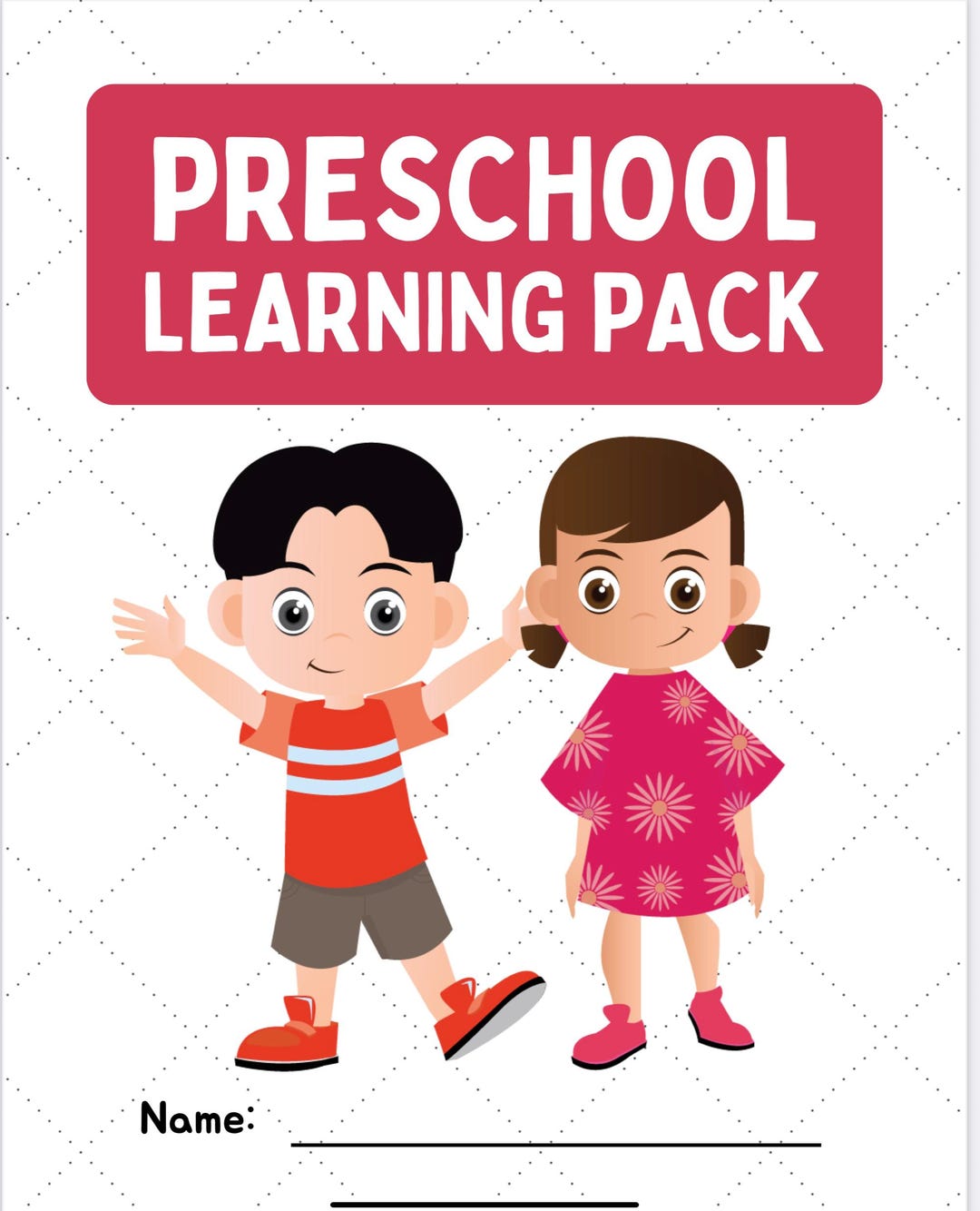 Pre School Learning Pack - Etsy