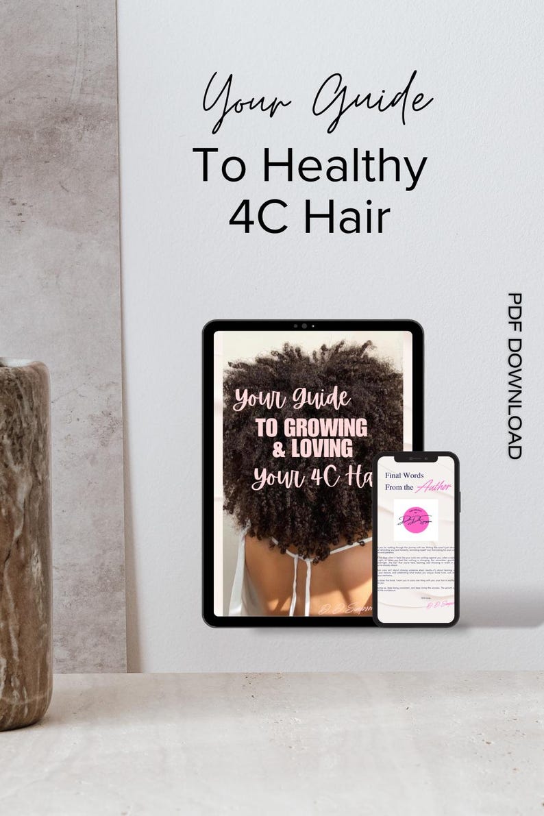 Your Guide to Growing & Loving Your 4C Hair - Etsy