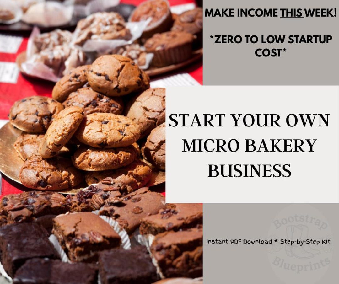 Small Bakery Business Plan PDF - Instant Download Startup Guide ...