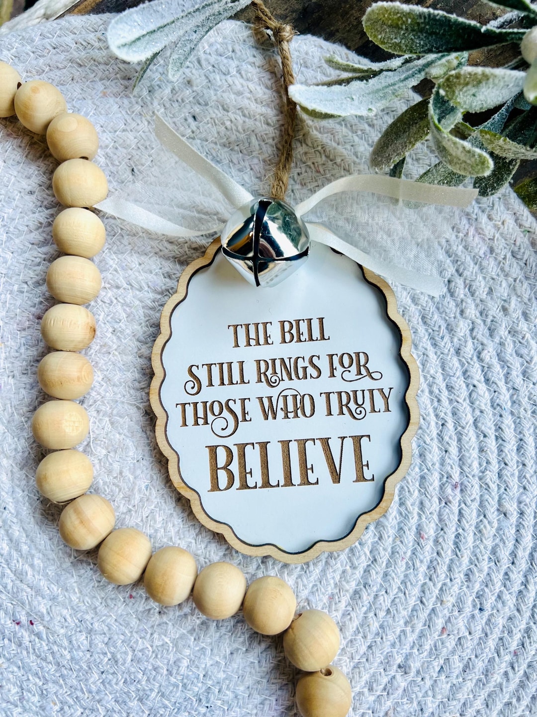 The Bell Still Rings for Those Who Truly Believe, Believe Ornament ...