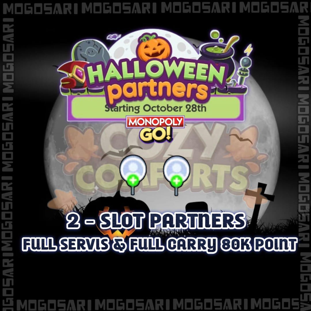 HALLOWEEN PARTNERS Monopoly_go Event - Full Carry + Service 80k Points ...