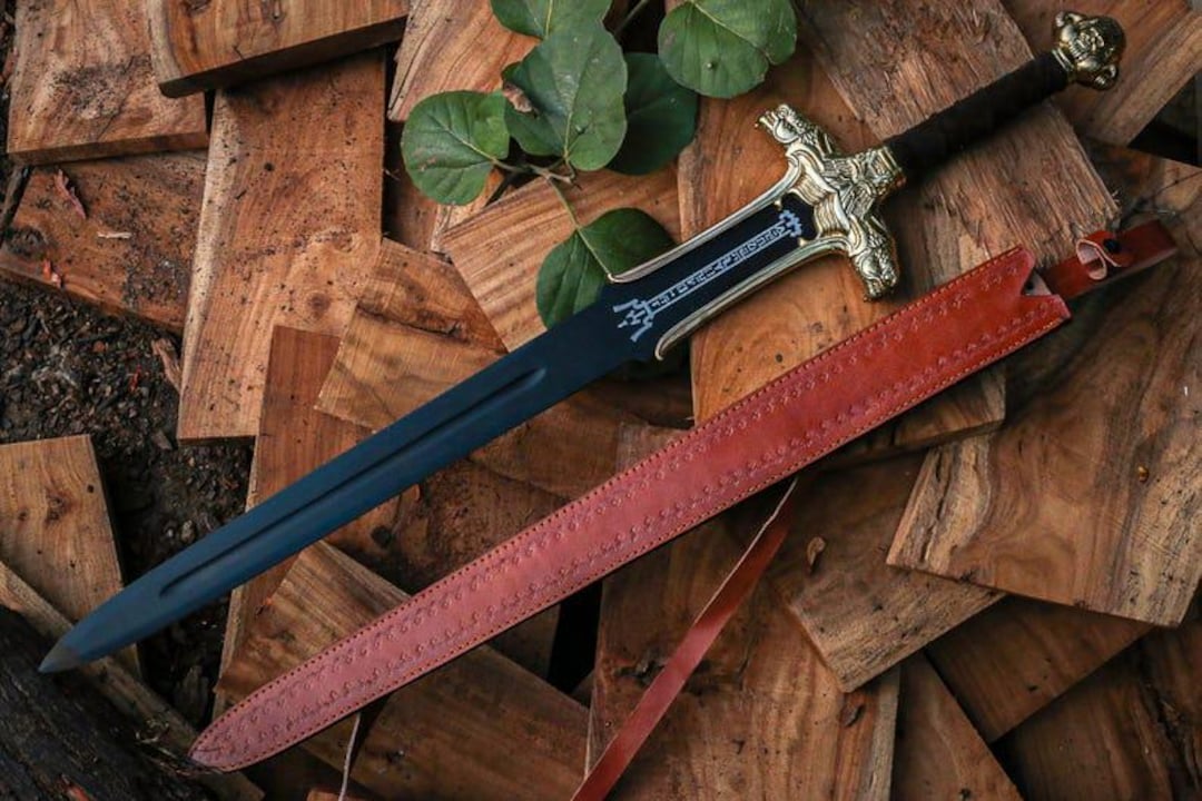 Handmade Atlantean Conan Sword, Carbon Steel Replica, Movie Prop - Etsy