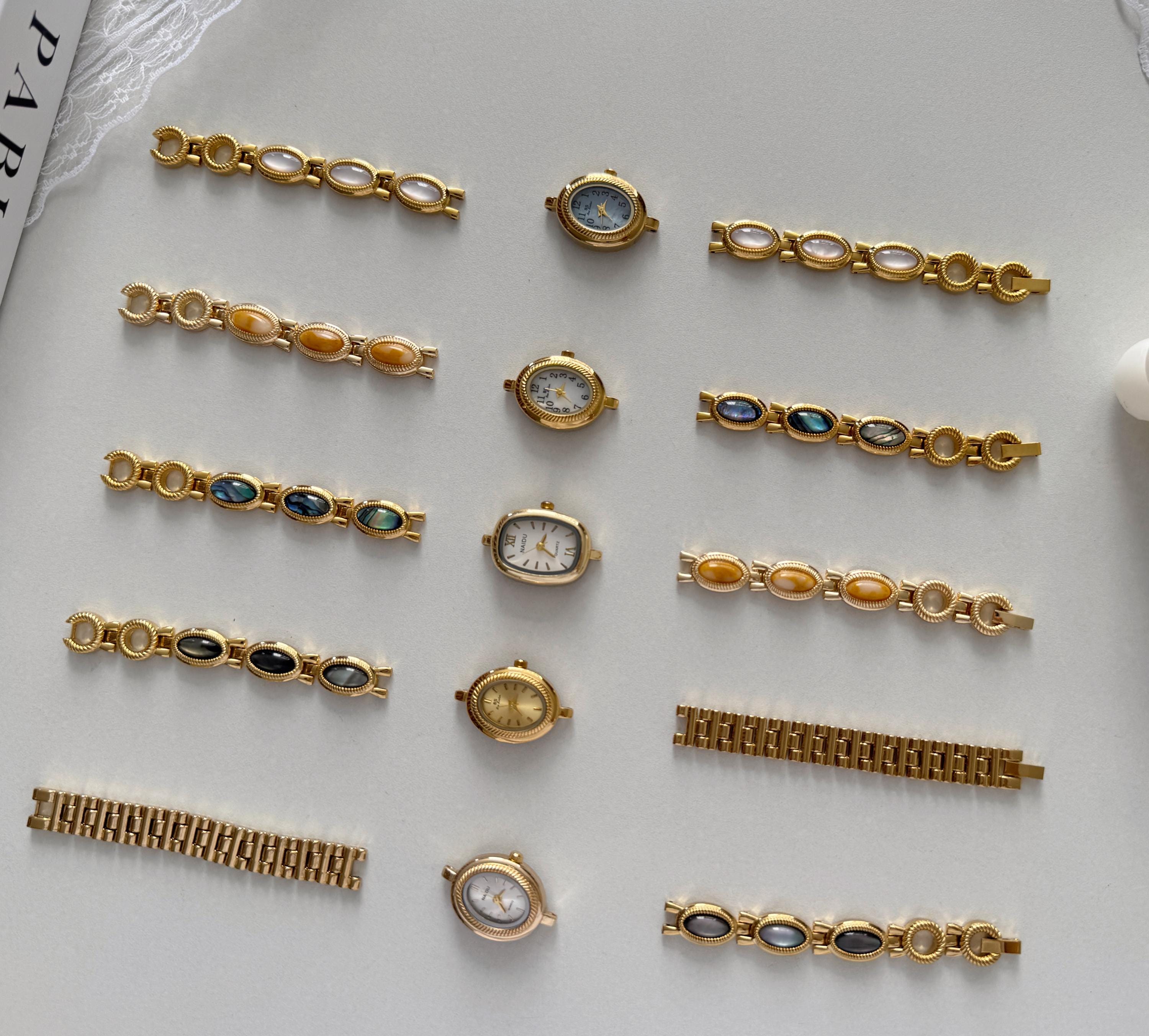 Customizable Vintage Style Watch Bracelet,retro Quartz Wristwatchs ...
