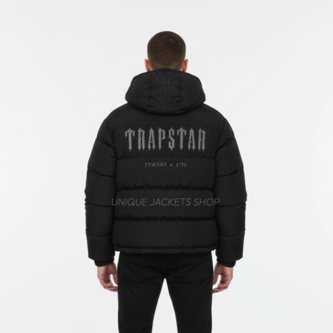 Handmade Trapstar Decoded 2.0 Puffer Jacket – Black Unisex Streetwear ...