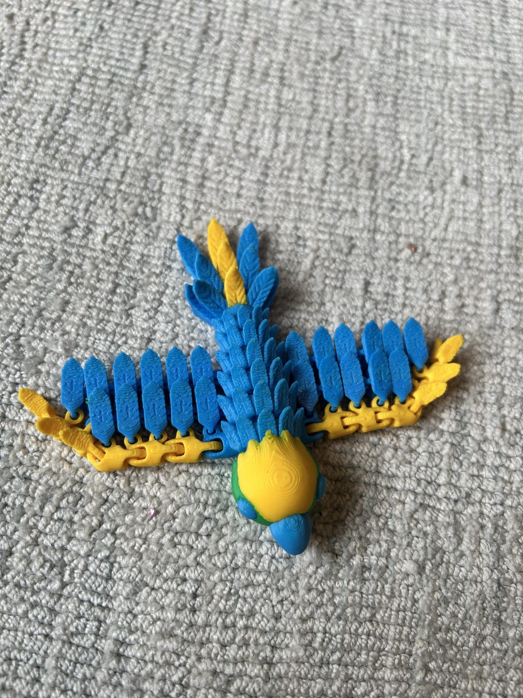 Articulated Parrot Fidget Toy – Poseable Bird Desk Animal - Etsy